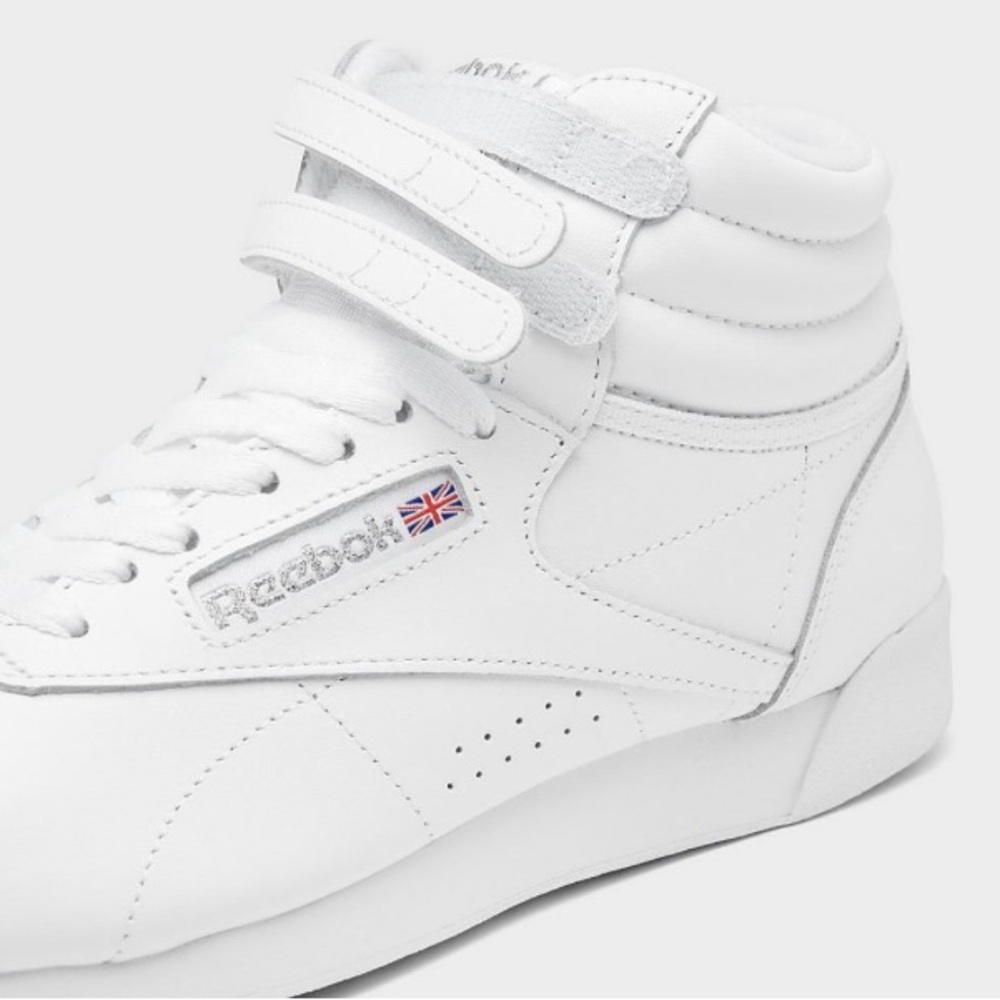 Reebok Classic White Leather Lace Up And Velc. Women’… - Gem